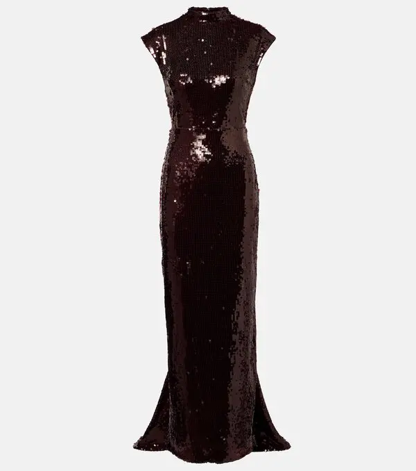 ROTATE BY BIRGER CHRISTENSEN Kamaja Sequined Gown