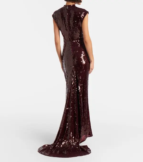 ROTATE BY BIRGER CHRISTENSEN Kamaja Sequined Gown