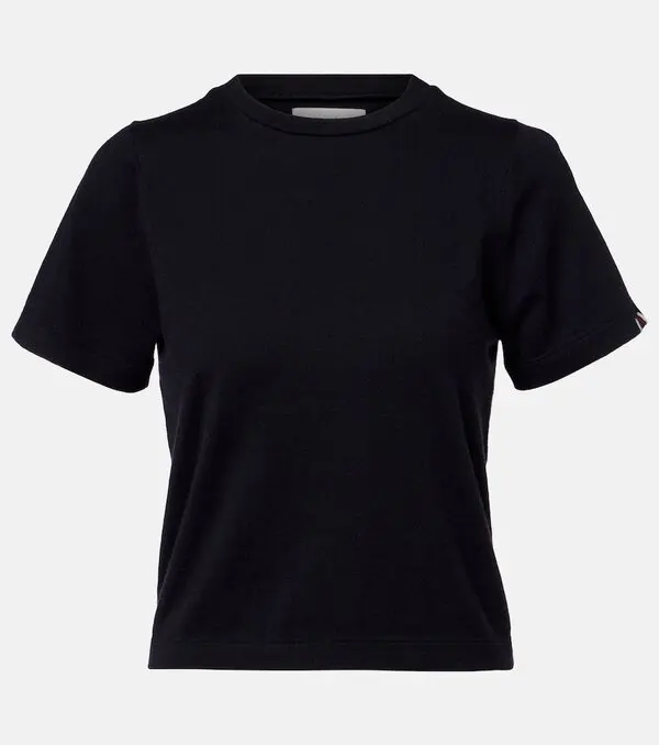 Extreme Cashmere Tina Cotton And Cashmere T-shirt - Black