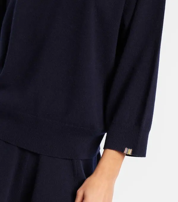 Extreme Cashmere X 398 Jewel' Cashmere Sweater - Blue | Editorialist