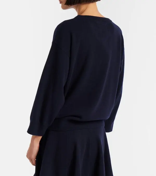 Extreme Cashmere X 398 Jewel' Cashmere Sweater - Blue | Editorialist