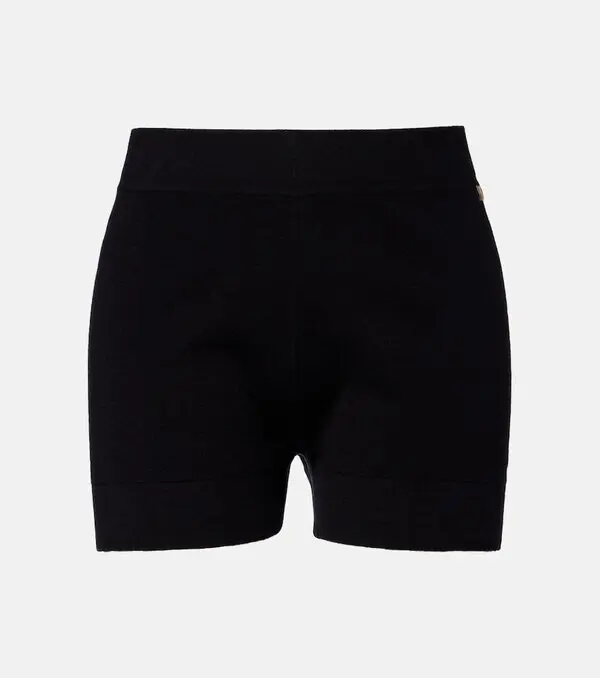 Extreme Cashmere Cotton And Cashmere Shorts - Black