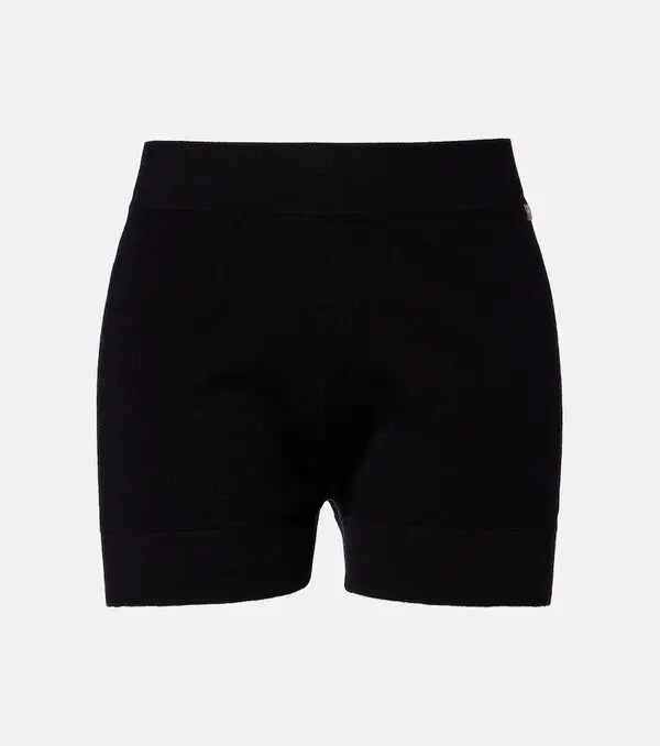 Extreme Cashmere Cotton And Cashmere Shorts - Black