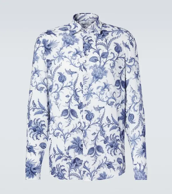 Etro Floral Shirt - Blue