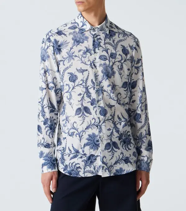 Etro Floral Shirt - Blue