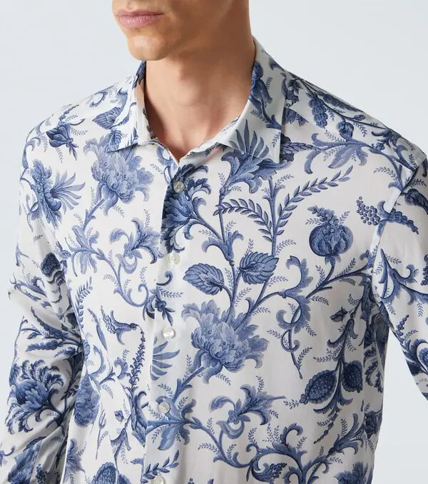 Etro Floral Shirt - Blue