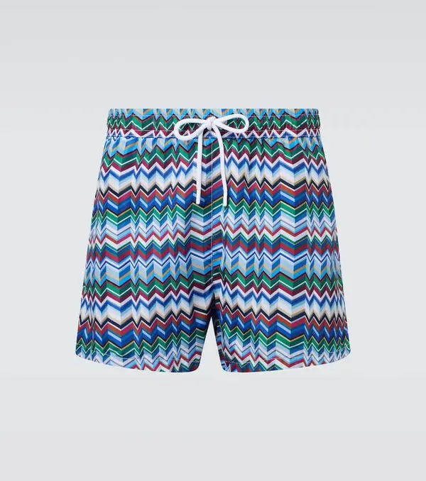 Missoni Zigzag Swim Trunks - Multicoloured