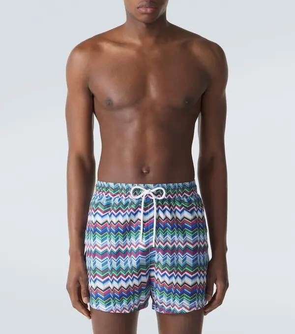 Missoni Zigzag Swim Trunks - Multicoloured