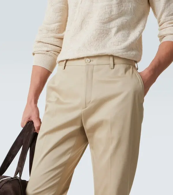 Etro Cotton Slim Trousers