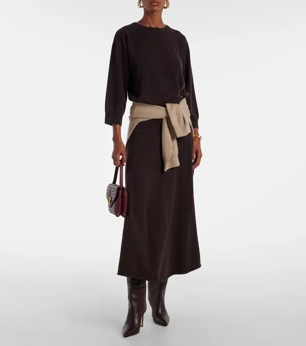 Extreme Cashmere N°398 Jewel Cashmere Sweater - Brown