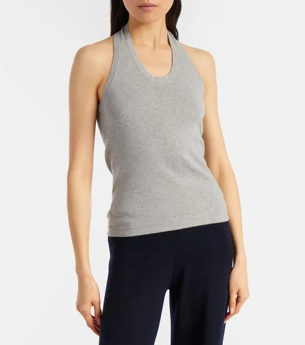 Extreme Cashmere Jerry Cotton And Cashmere Jersey Top