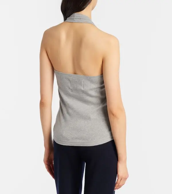 Extreme Cashmere Jerry Cotton And Cashmere Jersey Top