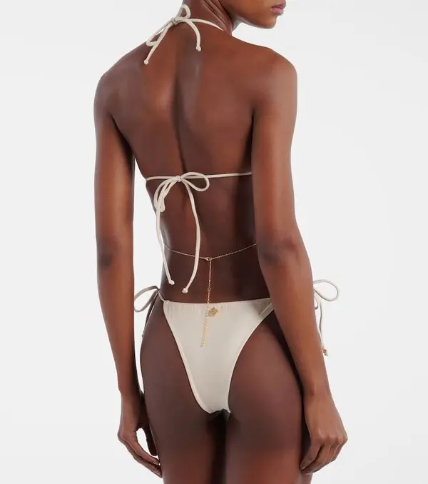 BANANHOT Chain Bikini Bottoms - White