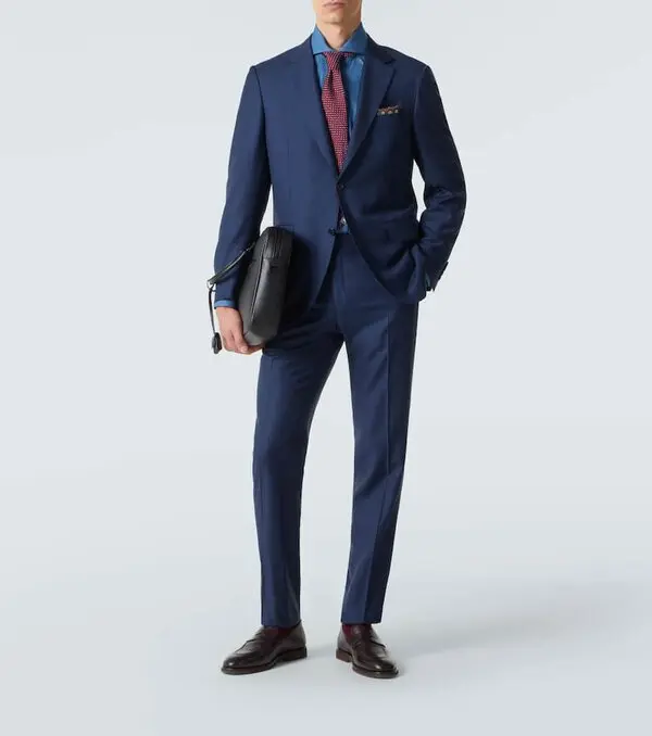 Canali Wool Suit - Blue