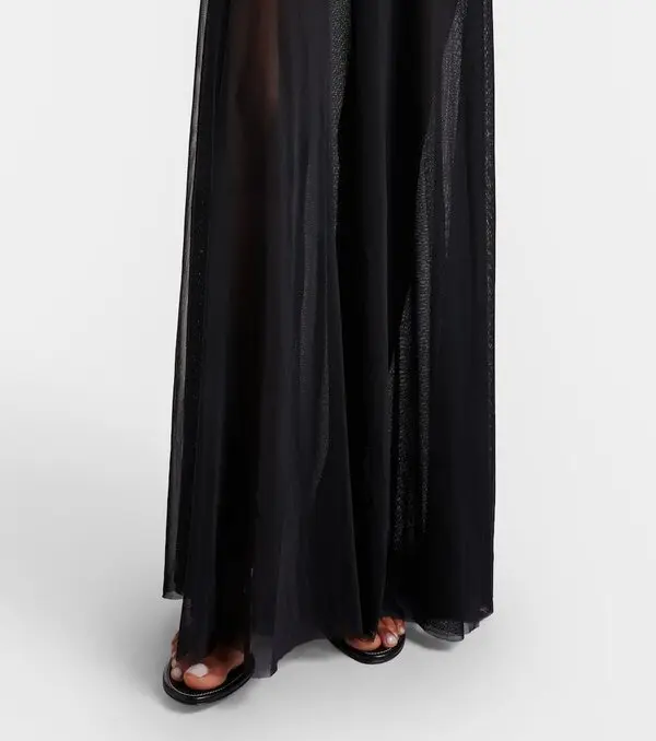 BANANHOT Ross Ruched Jersey Maxi Dress