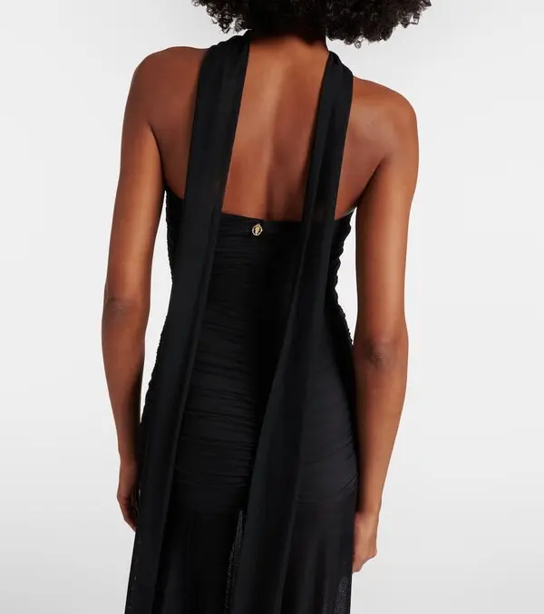 BANANHOT Ross Ruched Jersey Maxi Dress