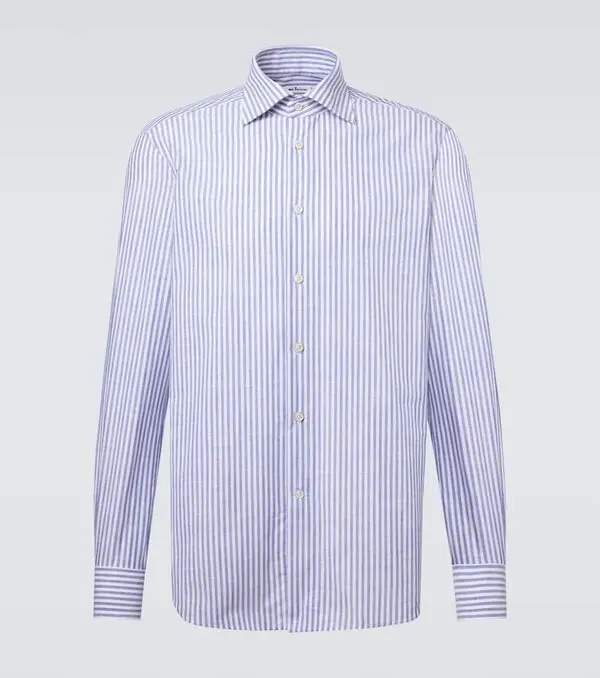 Kiton Striped Cotton Shirt