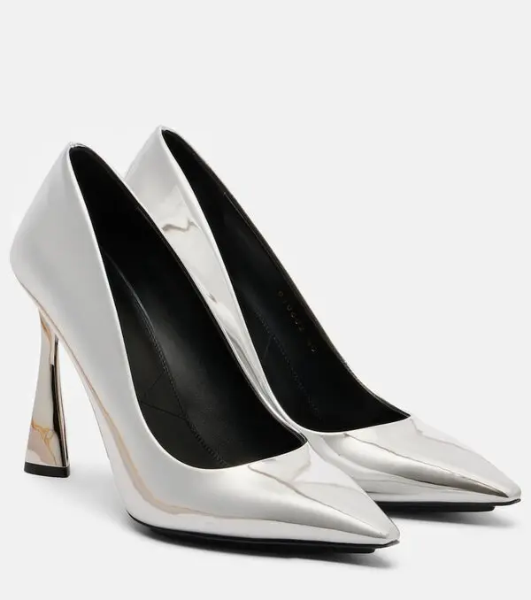 Stella McCartney Elsa 103 Metallic-effect Pumps