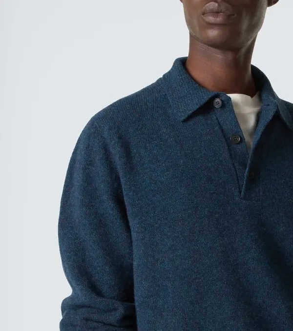 Sunspel Wool Polo Shirt