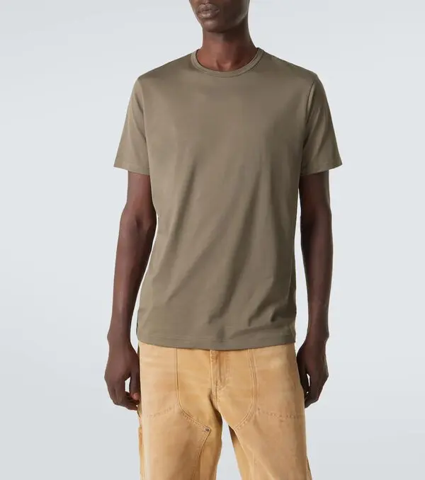 Sunspel Cotton Jersey T-shirt - Green