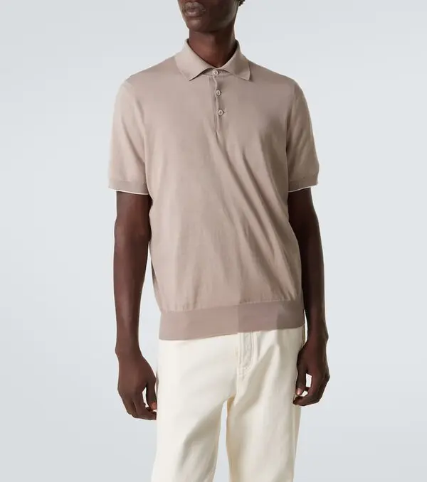 Brunello Cucinelli Cotton Polo Shirt
