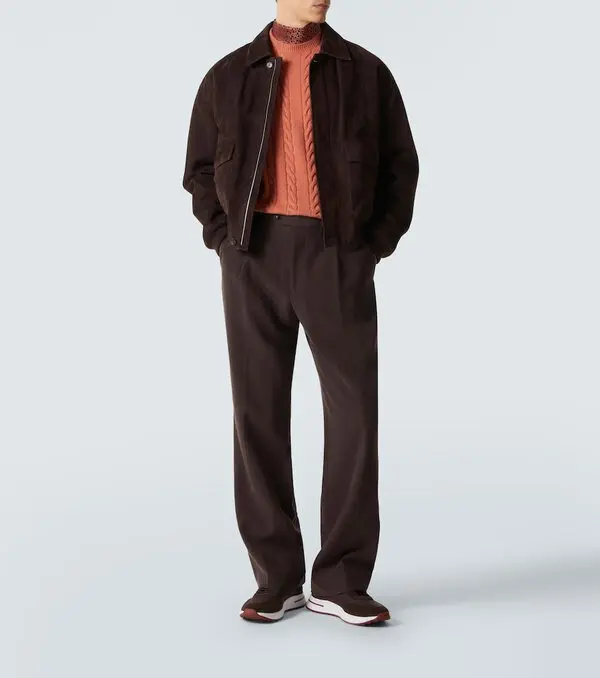 Loro Piana Cedar Cable-knit Cashmere Sweater