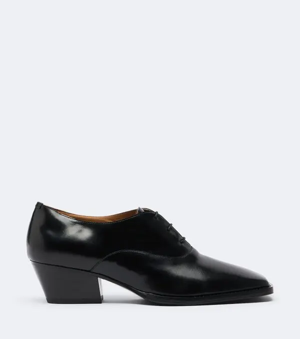 JIL SANDER Leather Pumps - Black