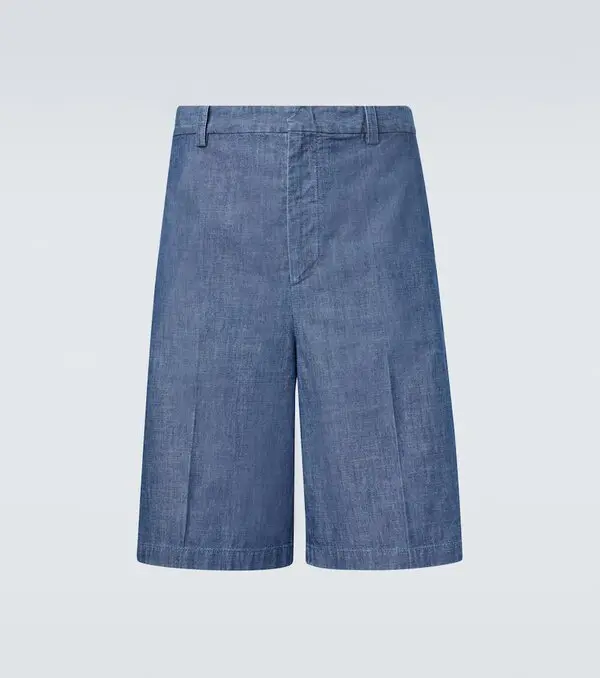 JIL SANDER Denim Bermuda Shorts
