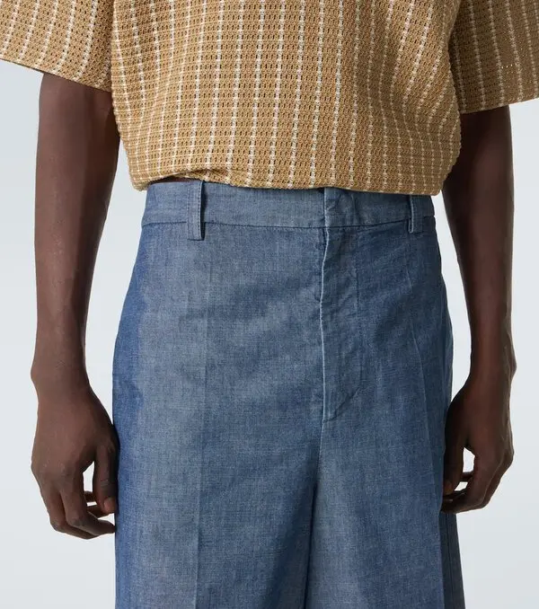 JIL SANDER Denim Bermuda Shorts