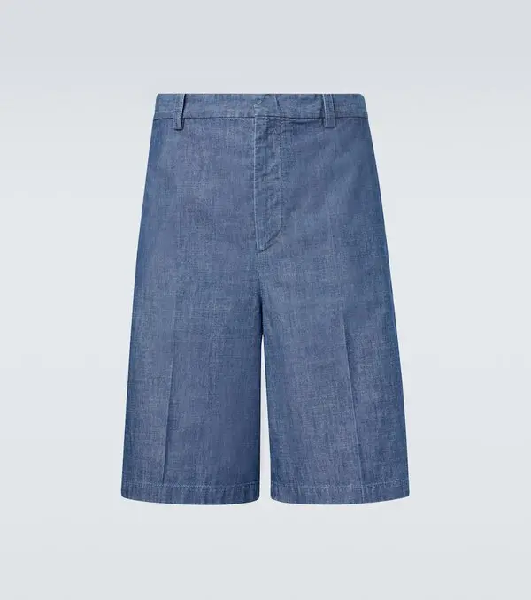 JIL SANDER Denim Bermuda Shorts