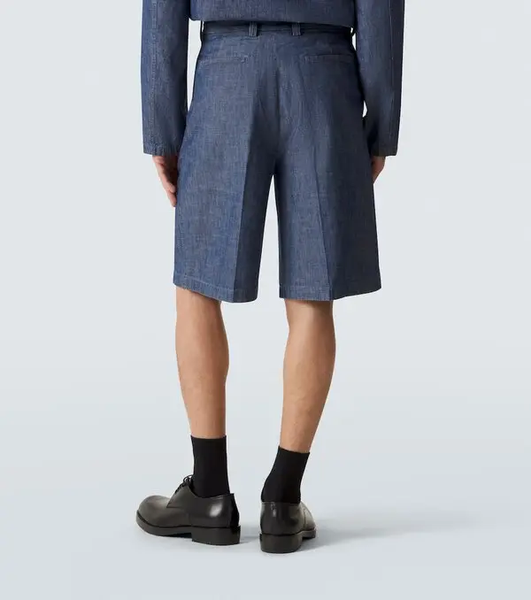 JIL SANDER Denim Bermuda Shorts