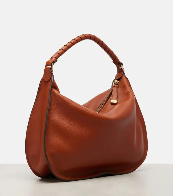 Chloé Marcie Medium Shoulder Bag - Brown