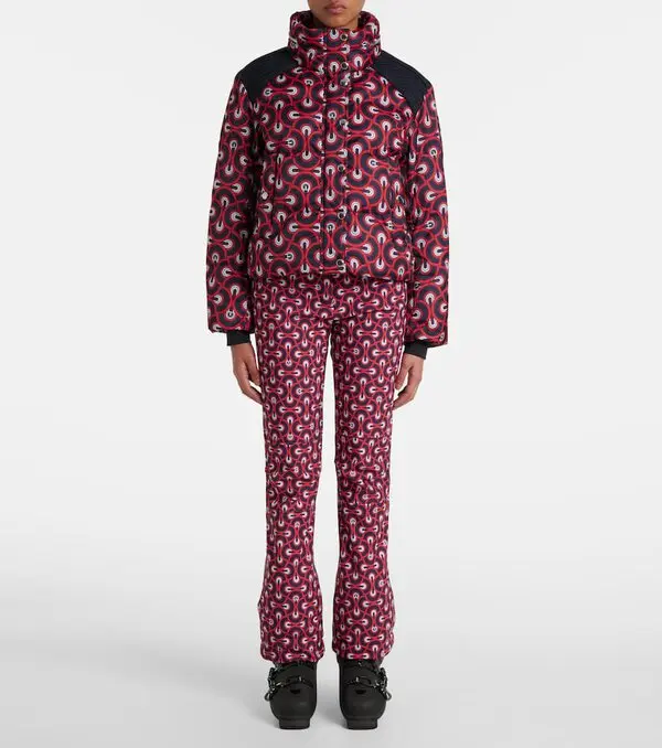 Fusalp Tatum Printed Quilted Ski Jacket - Multicoloured
