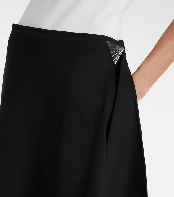 Attico Draped Slim Pants