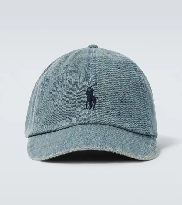 Polo Ralph Lauren Denim Baseball Cap - Blue