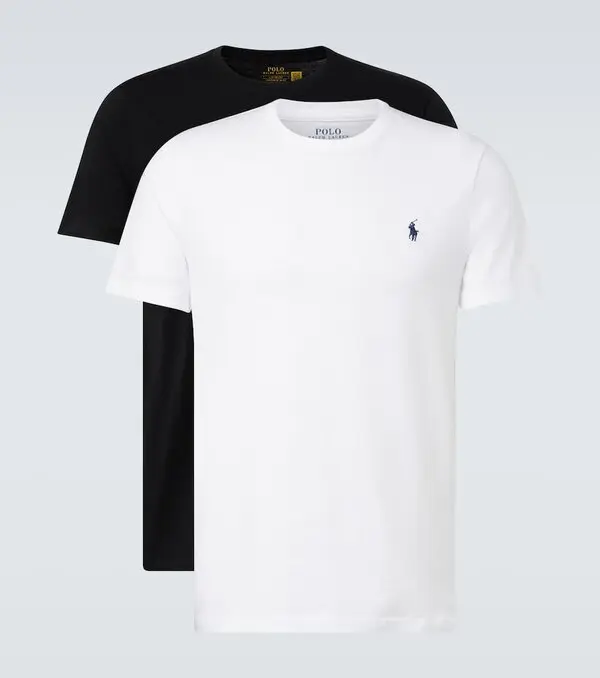 Polo Ralph Lauren Set Of 2 Cotton Jersey T-shirts - Black