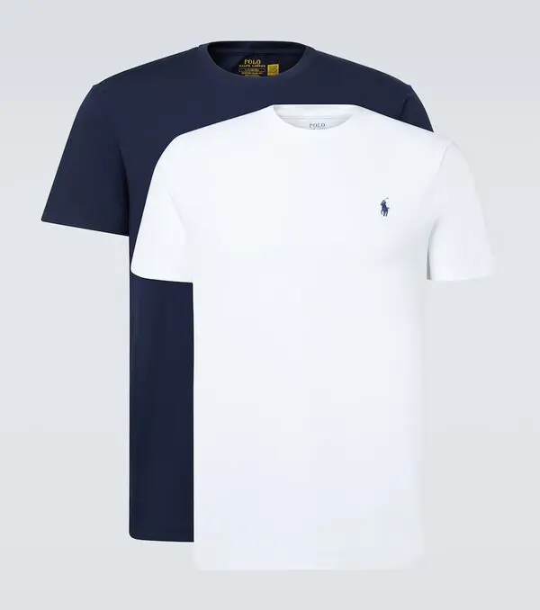 Polo Ralph Lauren Set Of 2 Cotton Jersey T-shirts - Blue