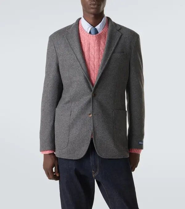 Polo Ralph Lauren Wool-blend Flannel Blazer