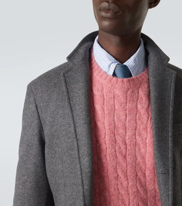 Polo Ralph Lauren Wool-blend Flannel Blazer - Grey