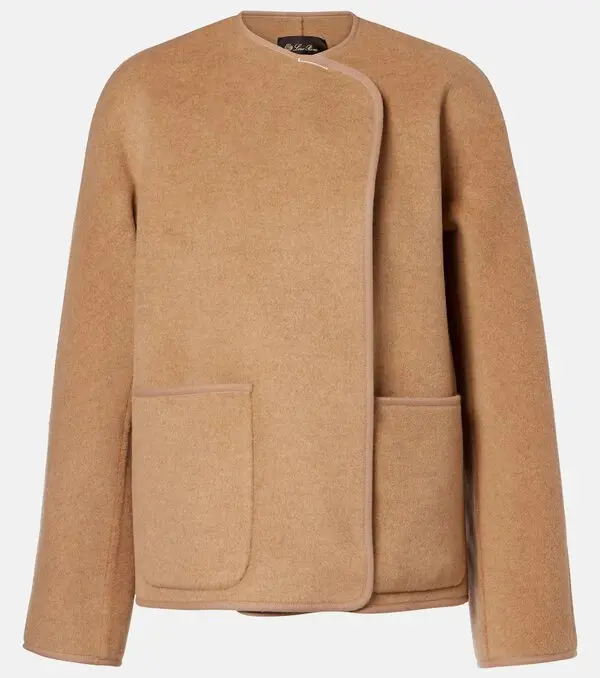 Loro Piana Glenn Wool And Cashmere Jacket