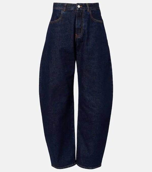Alaïa Barrel Leg Jeans - Blue