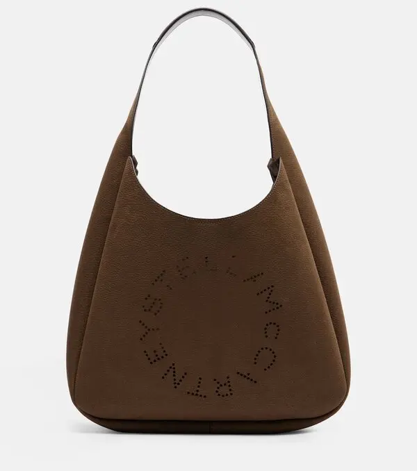 Stella McCartney Logo Shoulder Bag - Brown