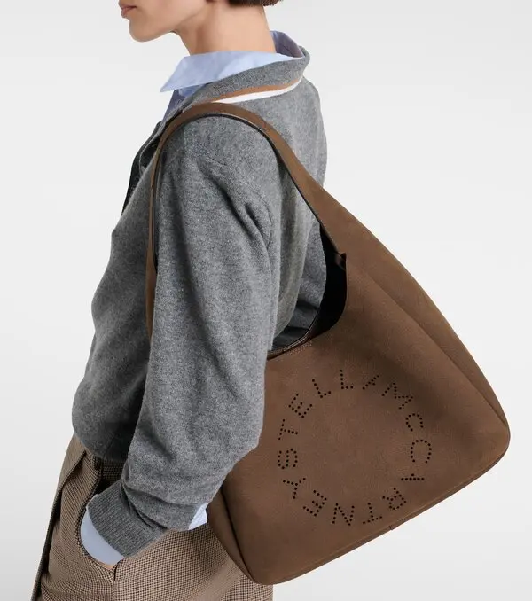 Stella McCartney Logo Shoulder Bag - Brown
