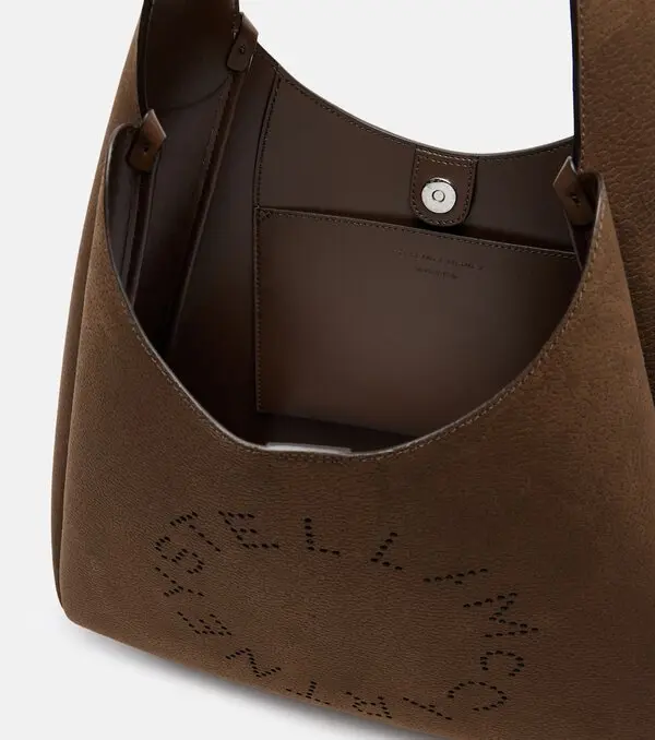 Stella McCartney Logo Shoulder Bag - Brown