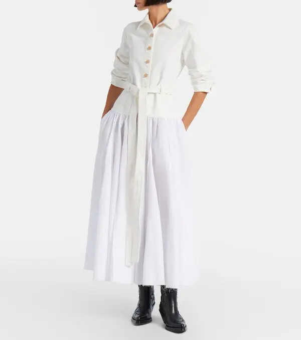 Gabriela Hearst Delyth Cotton And Linen Maxi Dress
