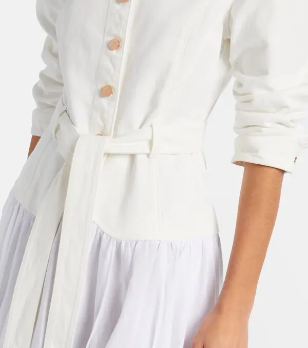 Gabriela Hearst Delyth Cotton And Linen Maxi Dress