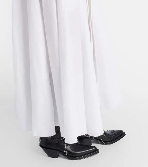 Gabriela Hearst Delyth Cotton And Linen Maxi Dress