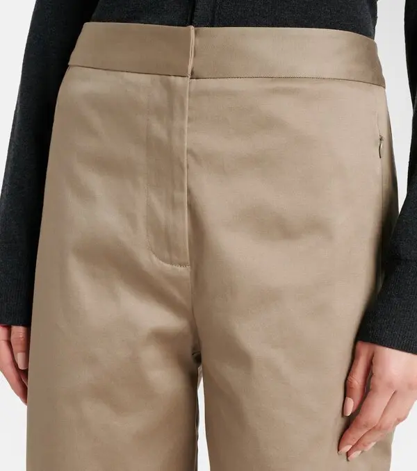 Proenza Schouler Cotton Barrel-leg Pants