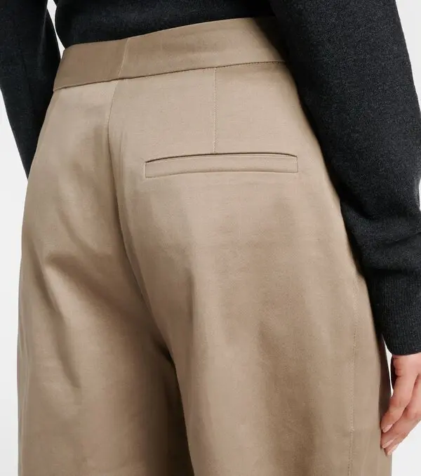 Proenza Schouler Cotton Barrel-leg Pants
