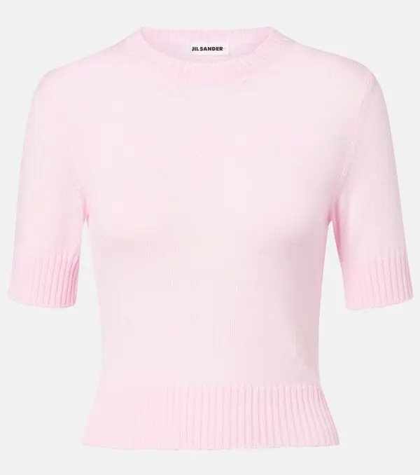 JIL SANDER Virgin Wool Sweater - Pink